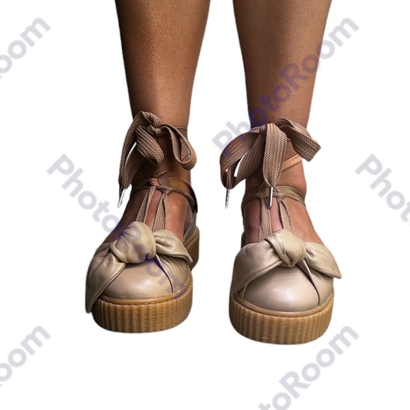 Puma x Fenty | Shoes | Puma X Fenty Tie Up Gum Bottom Sneakers Size 85 ...